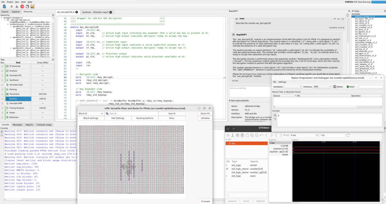 Raptor Design Suite Page - NeuLink Semiconductors
